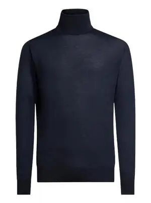 Etro Cashmere And Silk Turtleneck Sweater - Black
