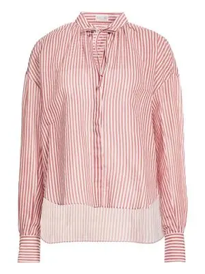 Brunello Cucinelli Patterned Shirts Blouses - Pink