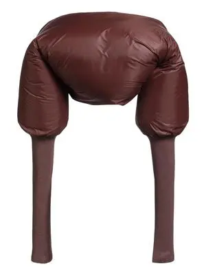 Rick Owens Rick Owens Knitted Shrug With Duck Down Filling Red