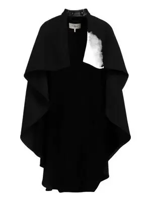 Chloé Shawl Cape - Black