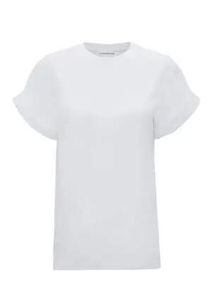 VICTORIA BECKHAM Victoria Beckham Crewneck Organic Cotton T-Shirt