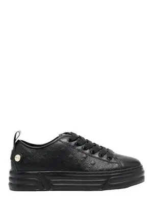 Liu Jo Calfskin Low-top Sneakers - Black