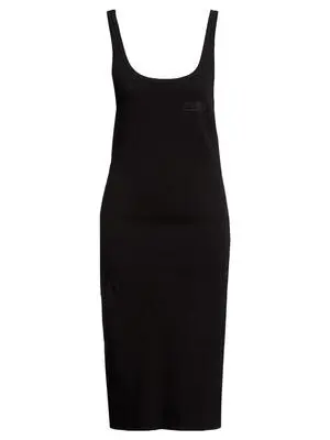 MAISON MARGIELA Sleeveless Scoop Neck Bodycon Dress - Black