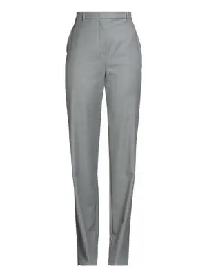 Max Mara Straight-leg Trousers In Cool Wool - Grey