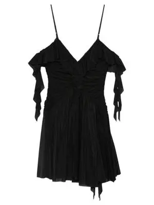 ANIYE BY Xena Ruffled Off-the-shoulder Mini Dress - Black