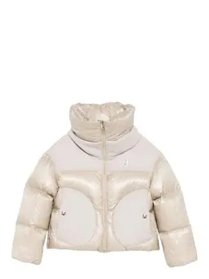 Herno Quilted Panelled Jacket - Nude