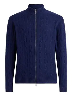 Etro Zip-up Cashmere Cardigan - Black