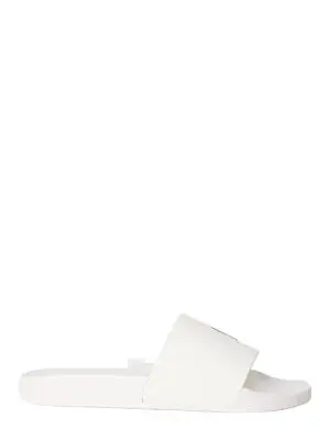 Polo Ralph Lauren Logo Slippers - White