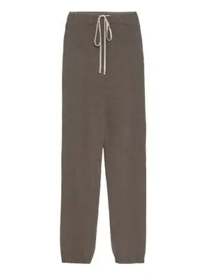 Rick Owens Rick Owens Drawstring Ribbed Hem Casual Pants Cedar Brown