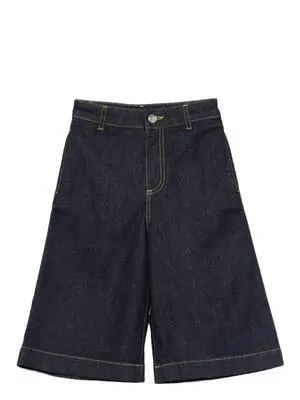 ETRO Etro Embroidered Pocket Denim Shorts