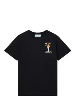 Casablanca Graphic-print T-shirt - Black