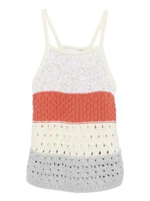 ETRO Etro Striped Knit Sleeveless Top