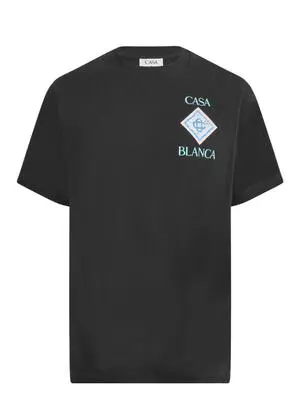 CASABLANCA Logo Crew Neck T-shirt