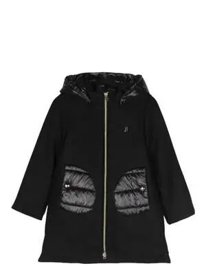 HERNO Herno Logo Plaque Hooded Coat