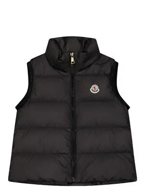 Moncler Logo Sleeveless Vest - Black