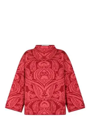 ETRO Etro Jacquard Mock-Neck Sweater