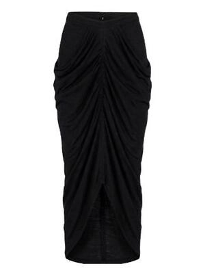 Isabel Marant Étoile Asymmetric Draped Midi Skirt - Black