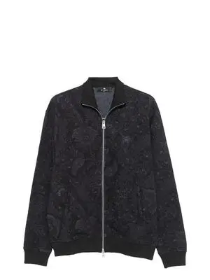 Etro Paisley-print Sweatshirt - Black