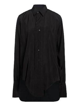 MAISON MARGIELA Maison Margiela Oversized Satin Shirt Black