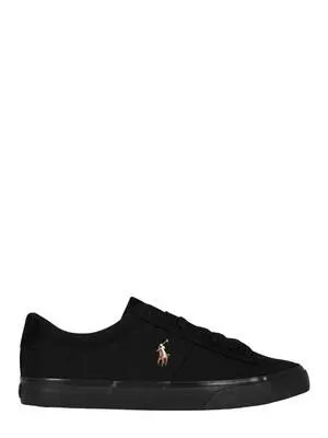 Polo Ralph Lauren Polo Ralph Lauren Low Top Sneakers With Embroidered Pony Black