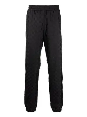 MISBHV Logo-monogram Tapered Joggers - Black
