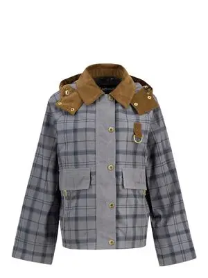 Barbour Carnforth Tartan Casual Jacket - Gray