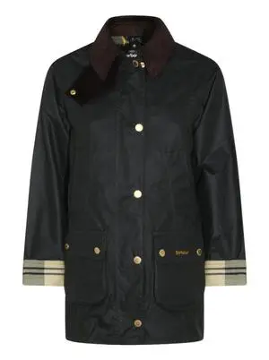 Barbour Waxed Cotton Jacket - Black