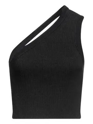 Jacquemus One-shoulder Knit Top - Black