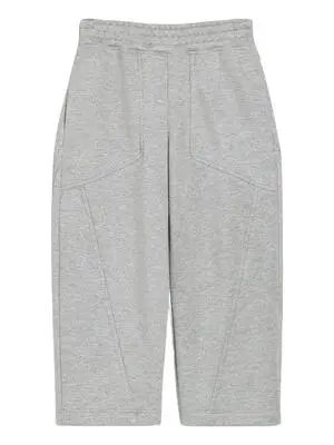Brunello Cucinelli Sparkling Cotton French Terry Track Trousers - Silver