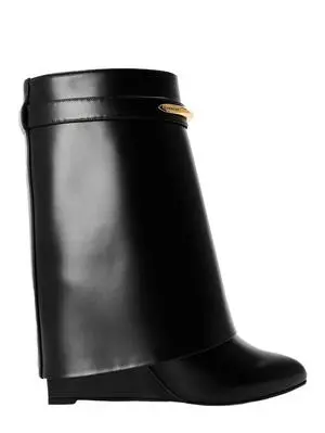 Givenchy Shark Heeled Ankle Boots - Black