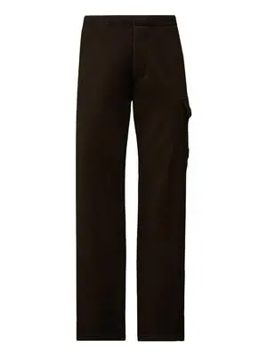 C.P. COMPANY C.P. Company Cargo Logo Pants Black