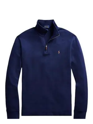 Polo Ralph Lauren Polo Ralph Lauren Quarter Zip Logo Sweater Black