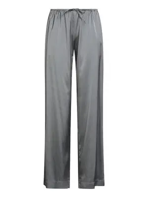 Jacquemus Solid-color Satin Trousers - Grey