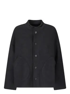 Labo.art Long-sleeve Button-up Jacket - Black
