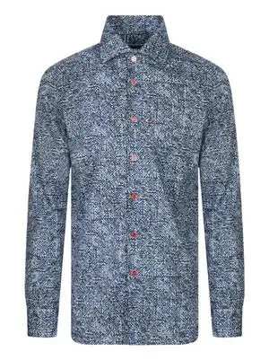Kiton Long-sleeved Shirt - Blue