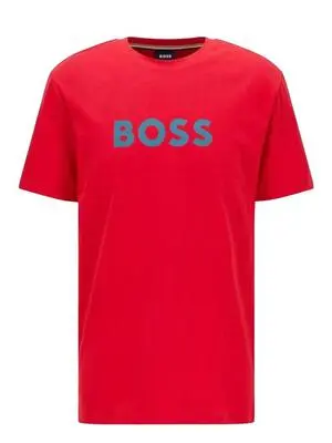 Hugo Boss Logo Short-sleeved T-shirt - Red