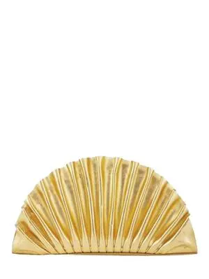 Cult Gaia Fan-shaped Clutch - Nude