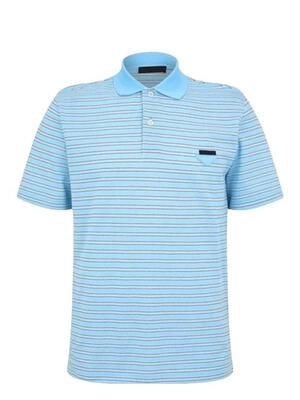 Prada Short-sleeved Polo Shirt - Blue