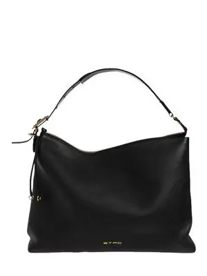 Etro Logo Shoulder Bag - Black
