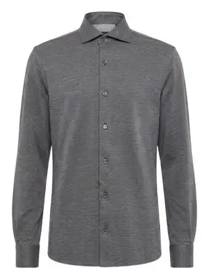 Peserico Long-sleeve Button-up Shirt - Gray