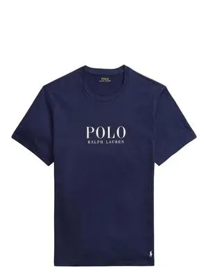 POLO RALPH LAUREN Navy Blue Logo Short-sleeved T-shirt