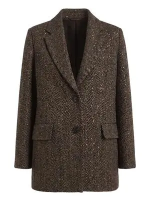Peserico Single-breasted Blazer - Black