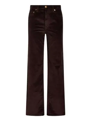 Rag & Bone Corduroy Tapered Trousers - Black
