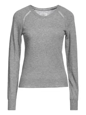 Isabel Marant Étoile Isabel Marant Etoile Lightweight Knit Crew Neck Top Grey
