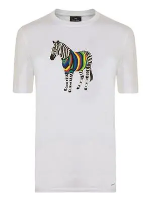Paul Smith Item O-neck Short-sleeved T-shirt - White