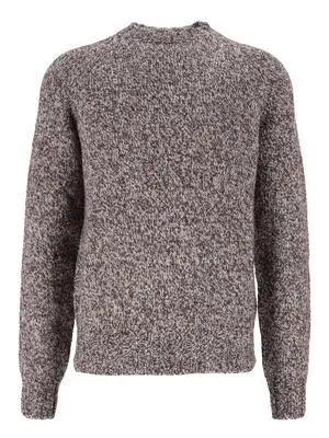BALLANTYNE Mouline Raglan-sleeve Sweater - Gray