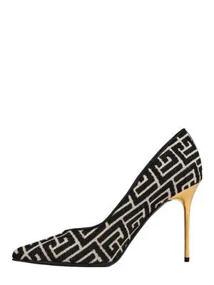BALMAIN Balmain Jacquard Logo High Heels