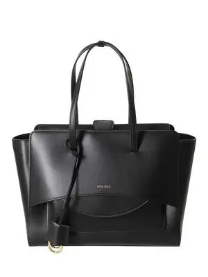 HIDESINS Flap Pocket Tote Bag - Black
