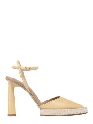 Jacquemus Pointed Toe High Heel Platform Sandals - Beige