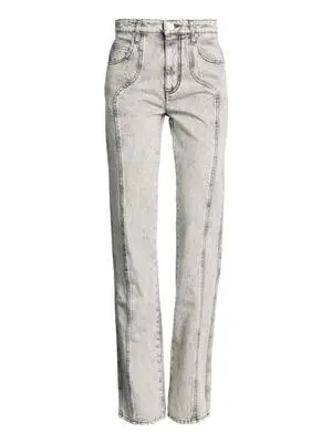 Isabel Marant Étoile Isabel Marant Etoile Indigo Straight-Leg Jeans Grey